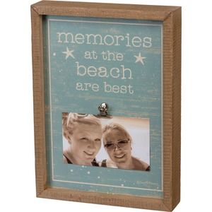 Primitives by Kathy | Accents | Memories At The Beach Box Frame New ...